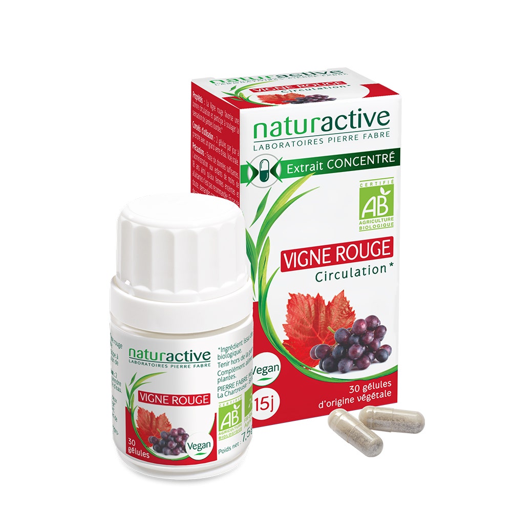 Naturactive Organic Red Vine concentrated extract Circulation 30 ...