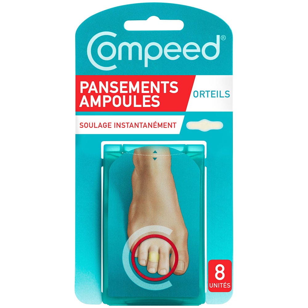 Compeed Toe Blisters X 8 Plasters - Easypara