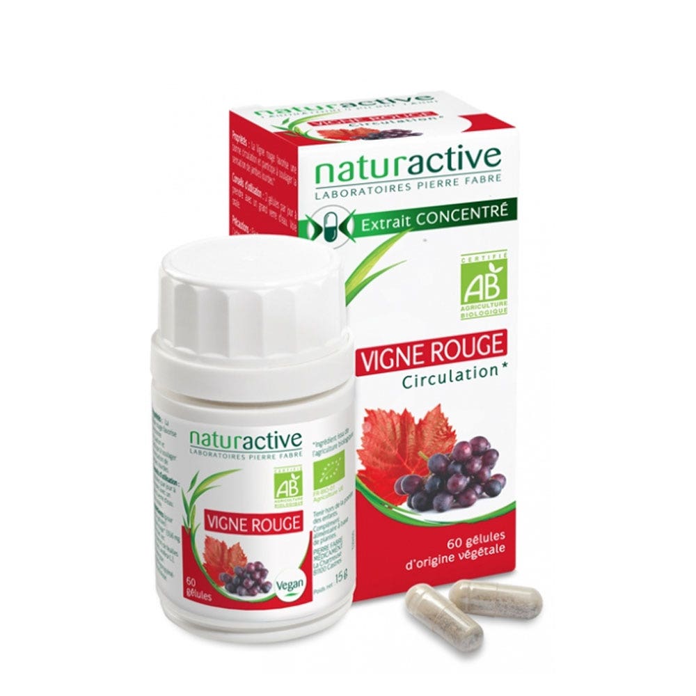 Naturactive Organic Red Vine concentrated extract Circulation 60 ...