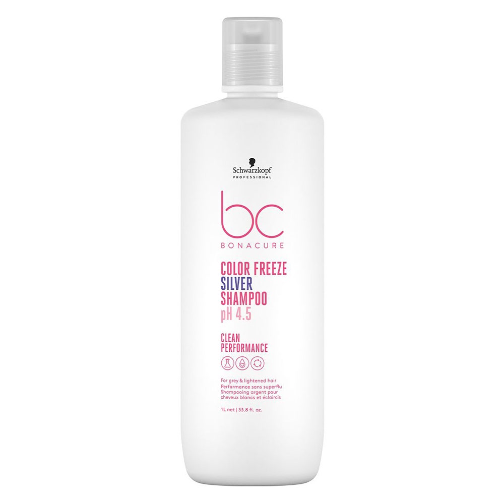 Schwarzkopf Professional PH 4.5 Color Freeze Shampoos BC Bonacure White ...