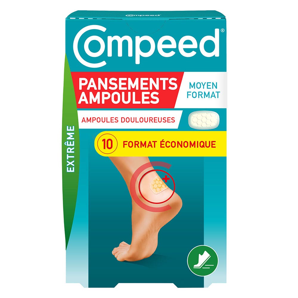 Compeed Extreme Ampulas Plasters Medium Format x10 - Easypara
