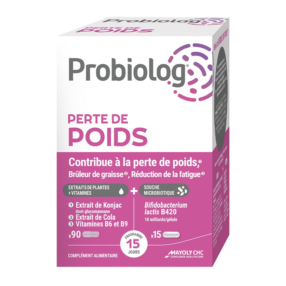 Mayoly Spindler Probiolog Probiolog Weight Loss 90 + 15 capsules - Easypara