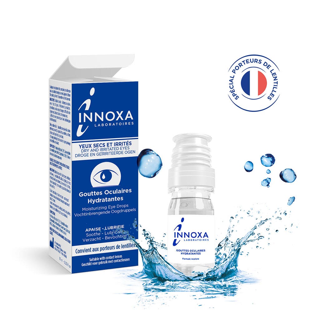 Innoxa Hydrating eye drops for dry, irritated eyes Colourless formula ...