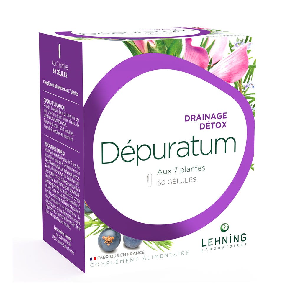 Lehning Depuratum x60 capsules - Easypara
