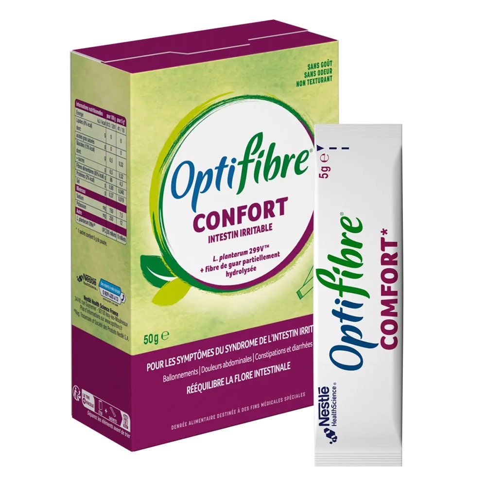 Opti Fibre Irritable Bowel Comfort x10 Sticks - Easypara