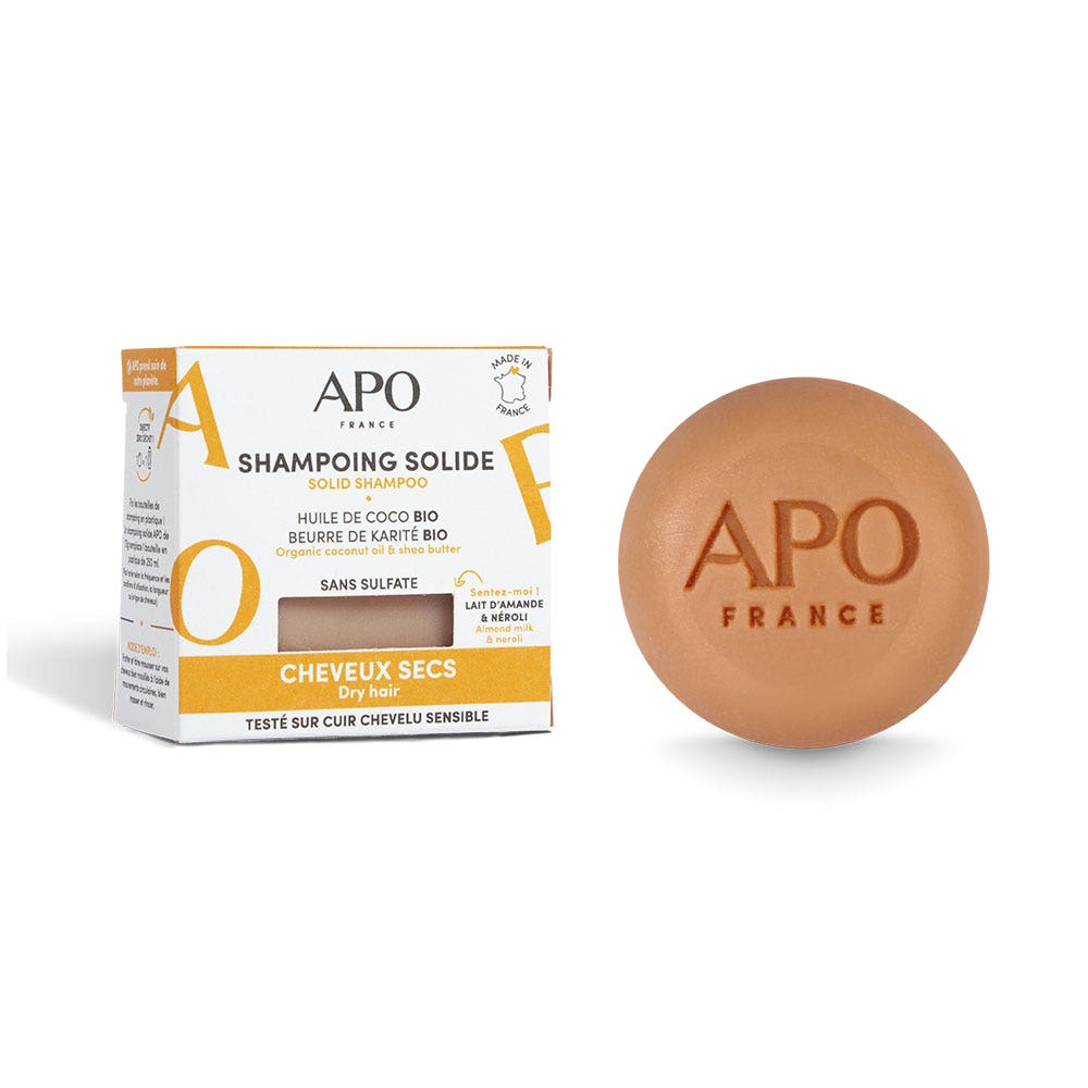 APO France Solide shampoo Dry hair 75g - Easypara