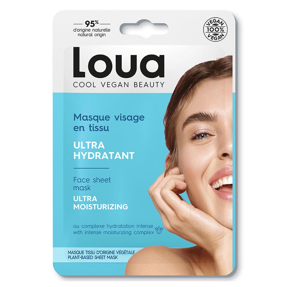 Loua Ultra-Hydrating Face Fabric Masks dry Skin 1 unit - Easypara