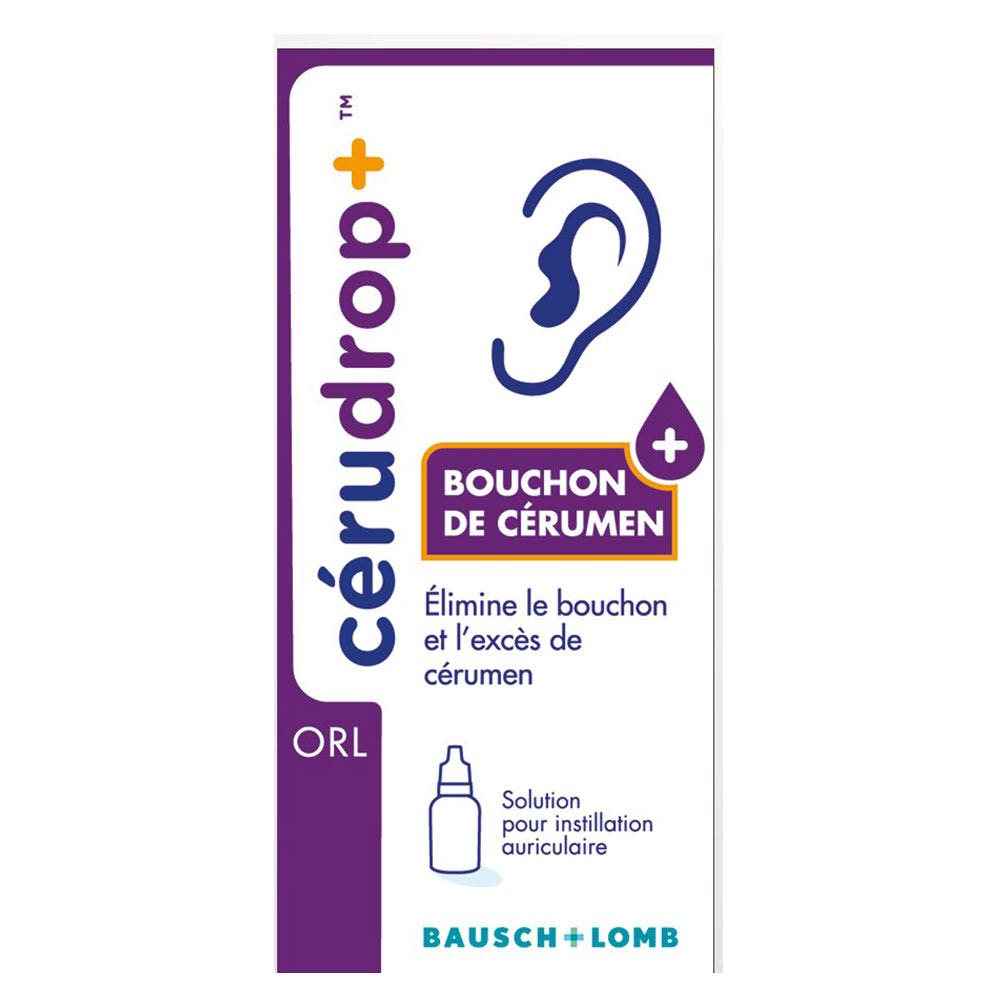 Bausch&Lomb Cerudrop+ ear solution 12ml - Easypara