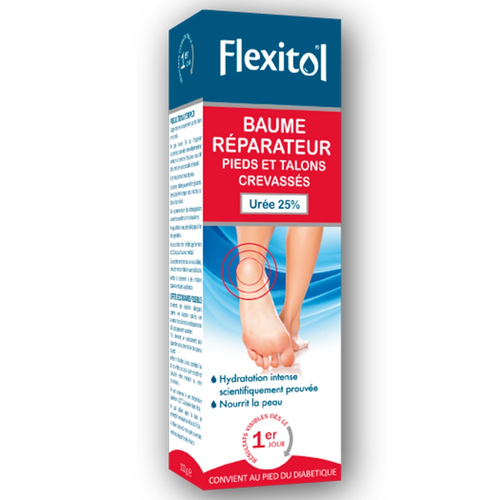 Flexitol Feet Repair Balm 25% Urea Cracked feet and heels 112g - Easypara