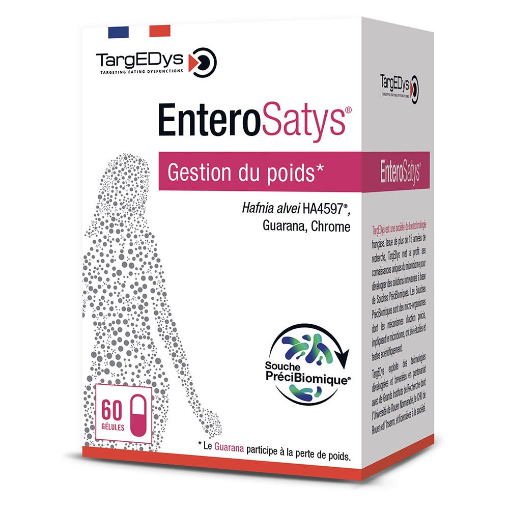 Targedys EnteroSatys® Weight Management 60 capsules - Easypara