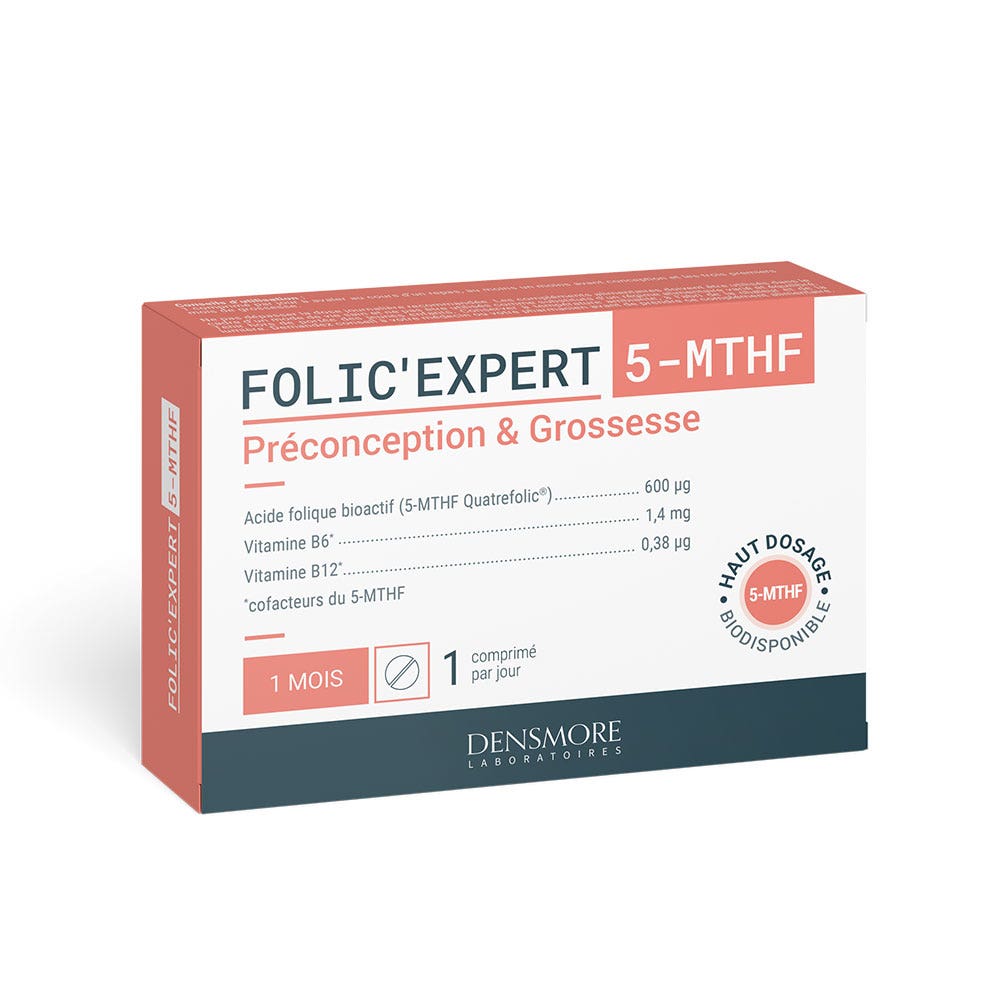 Densmore Folic'expert Folic acid (5-MTHF) Preconception and pregnancy ...