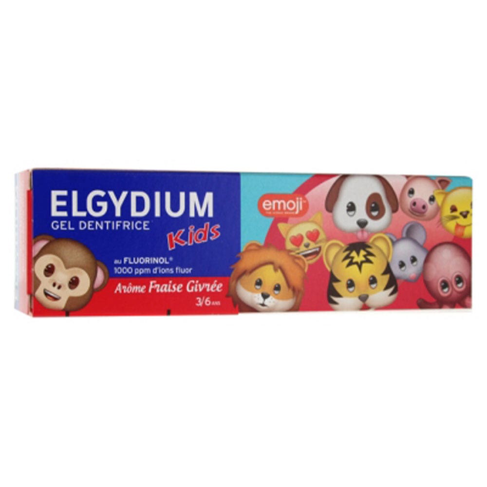Elgydium Kids Toothpaste Ice Age Collection Strawberry Flavour 2-6 ...