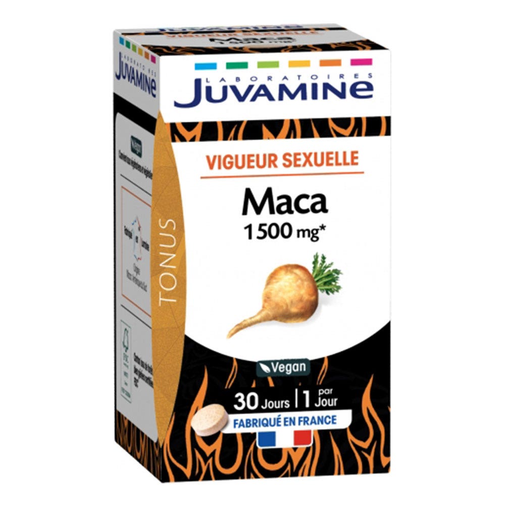 Juvamine Sexual Vigor Maca 1500mg 30 tablets - Easypara