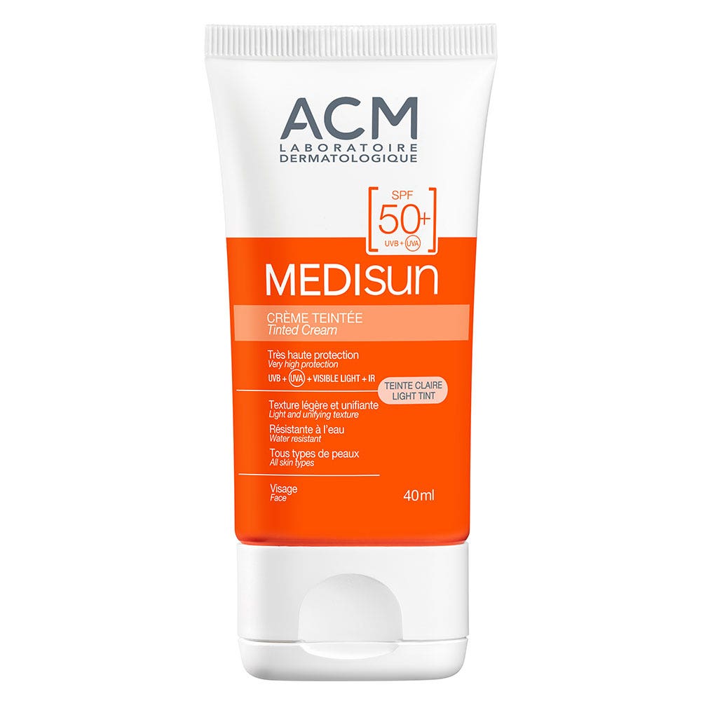 Acm Medisun Tinted Cream SPF50+ Light 40ml - Easypara