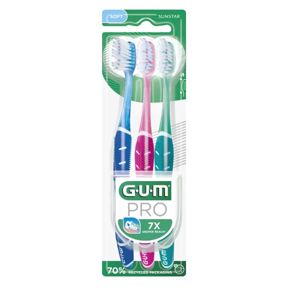 Gum Technique Pro Soft Toothbrush 525 x3 - Easypara