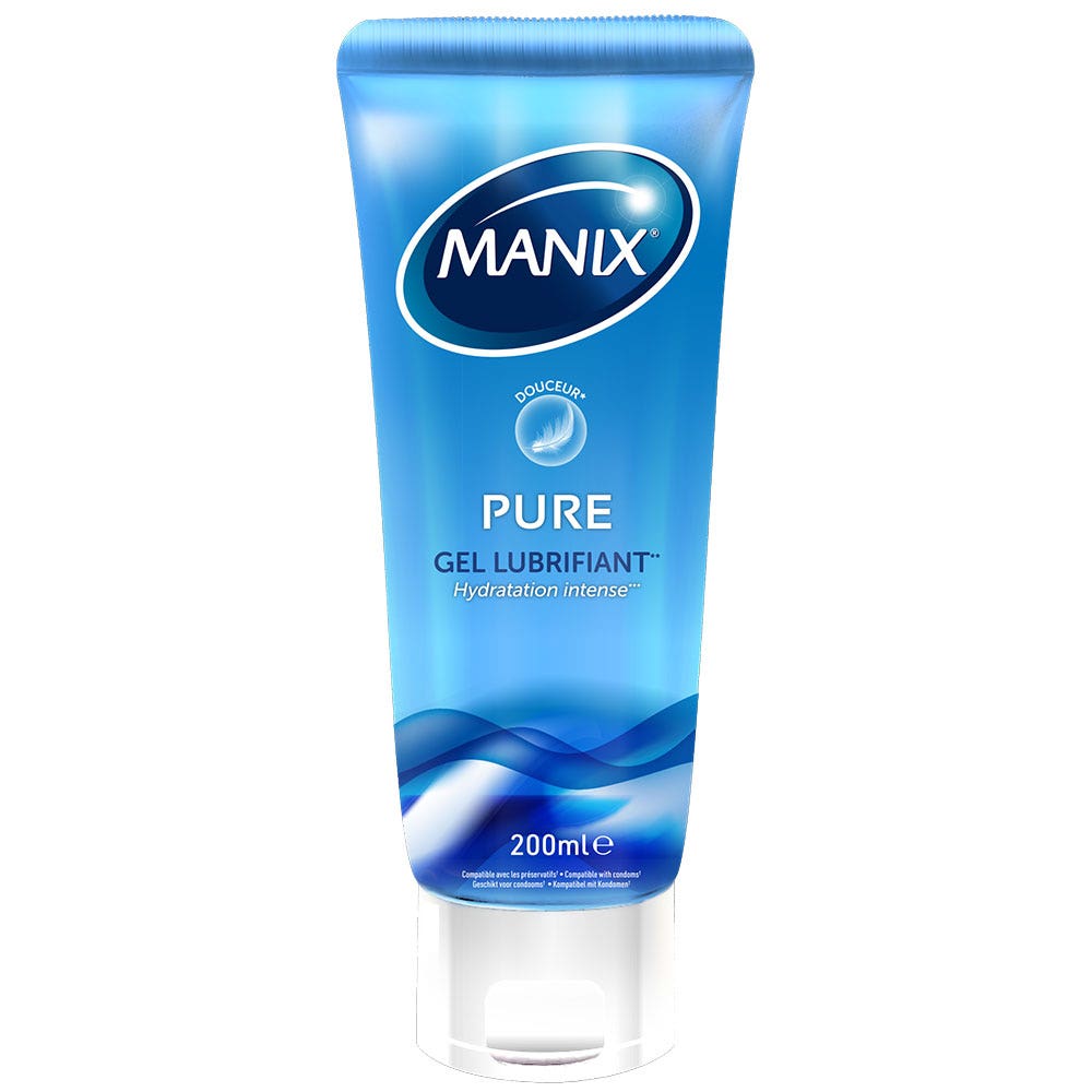 Manix Pure Intimate Lubricating Gel Moisturizing and gentle 200ml ...
