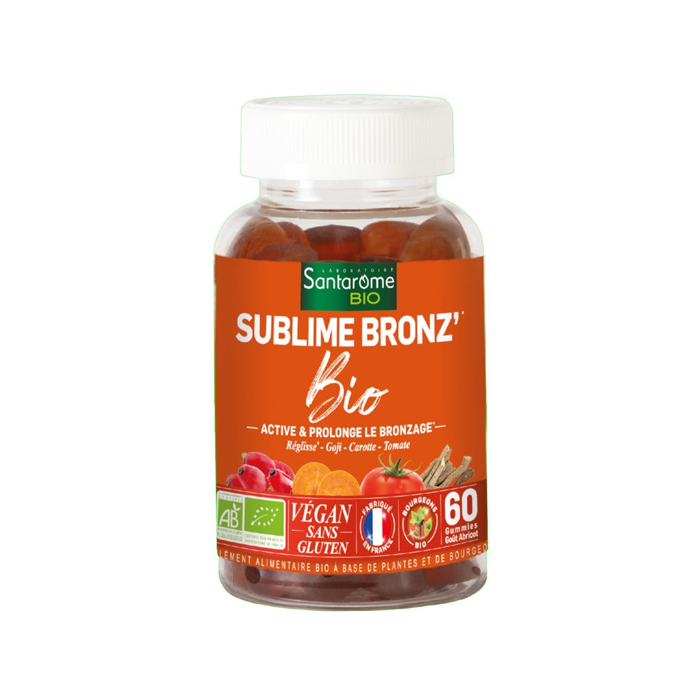 Santarome Sublime Bronz' bio Sublime, prolonge le bronzage 60 gummies ...