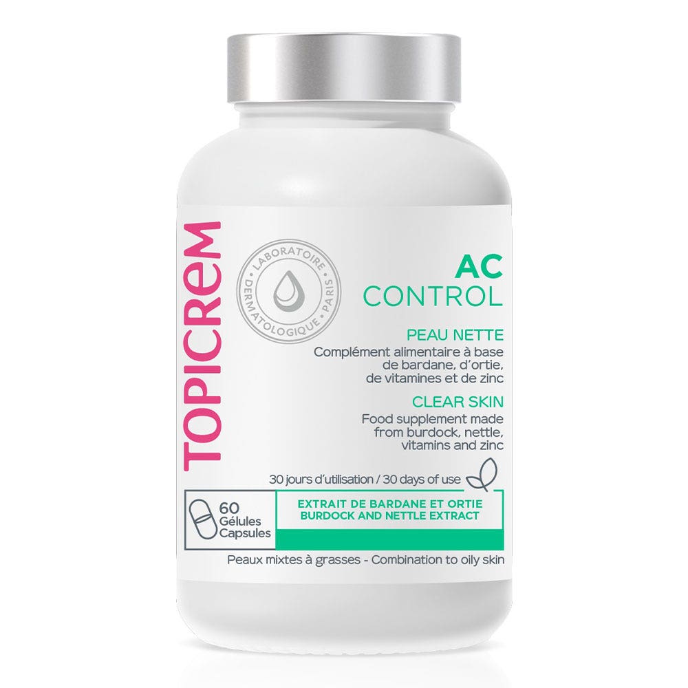 Topicrem AC Control Clear Skin 60 capsules - Easypara
