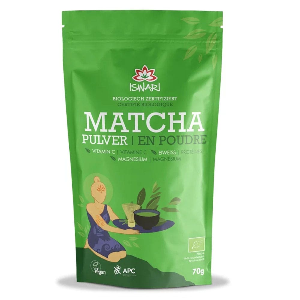 Iswari Petit Bouddha Organic Matcha Powder 70g - Easypara