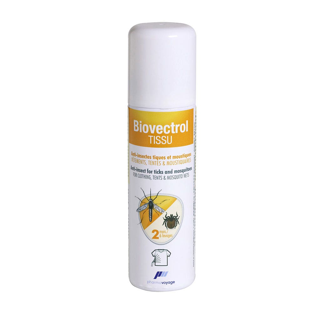 Pharmavoyage Biovectrol Tick and mosquito repellent spray fabric ...
