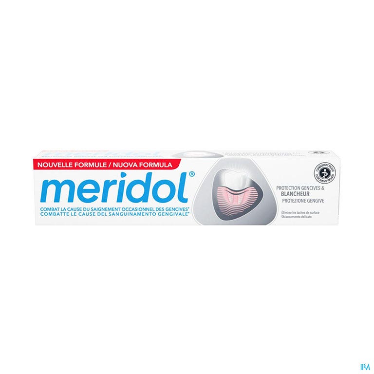 Meridol Toothpaste Whitening Protect Gums 75ml - Easypara