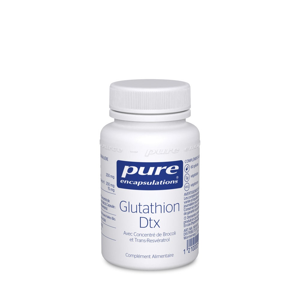 Pure Encapsulations Glutathione Dtx 60 capsules - Easypara