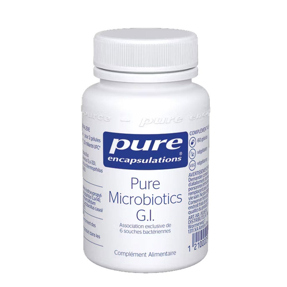 Pure Encapsulations Pure Microbiotics G.I. 60 capsules - Easypara