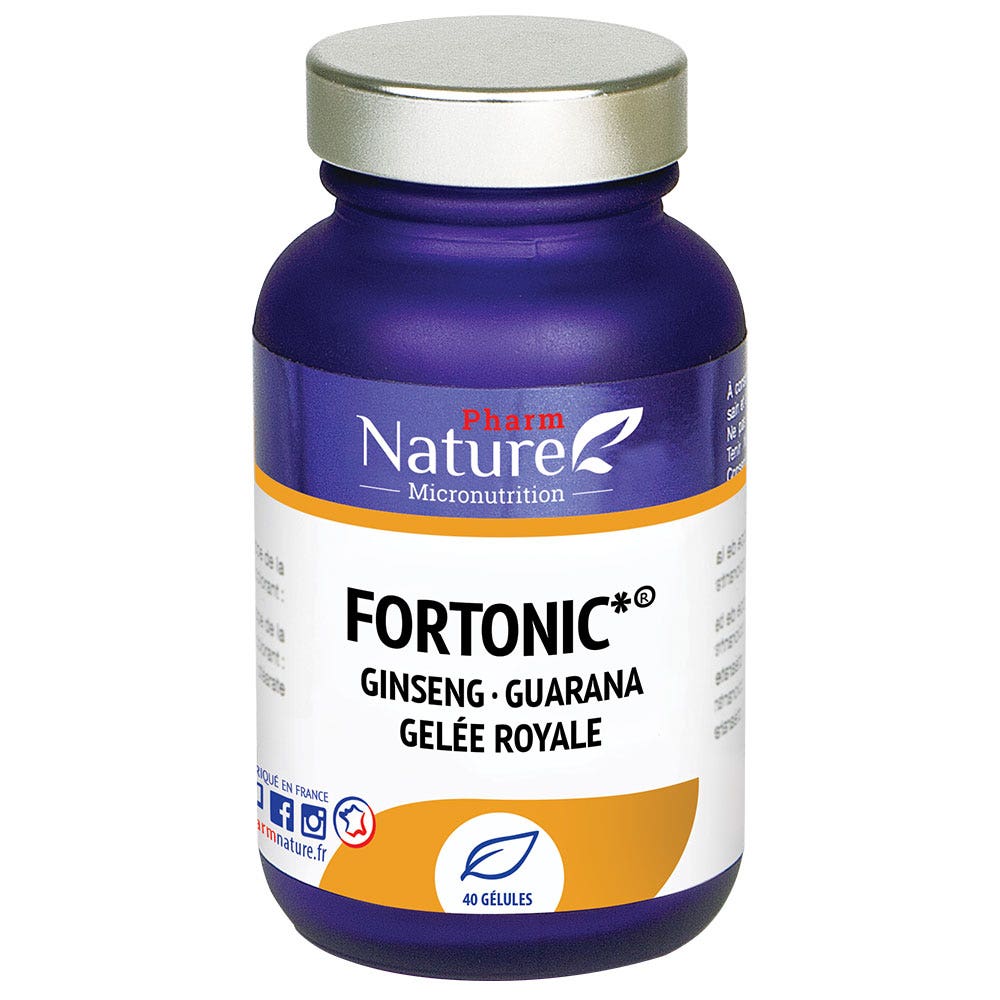 Pharm Nature Micronutrition Fortonic 40 capsules - Easypara