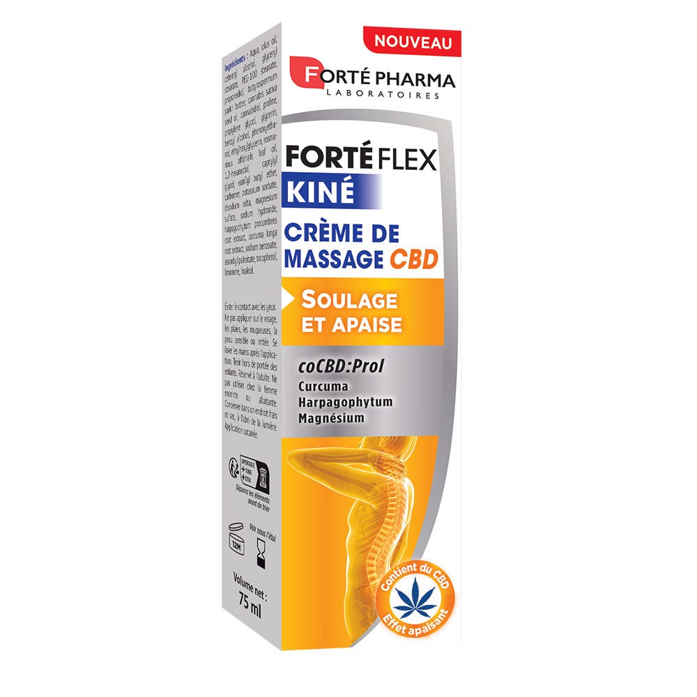 Forté Pharma Forté Flex CBD Massage Cream - Kiné 75ml - Easypara