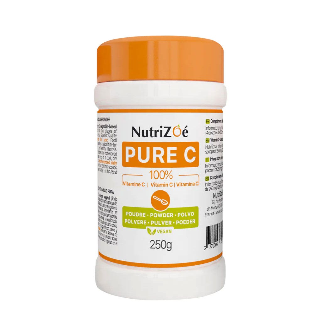 NutriZoé Pure C 100% Vitamin C 250g - Easypara