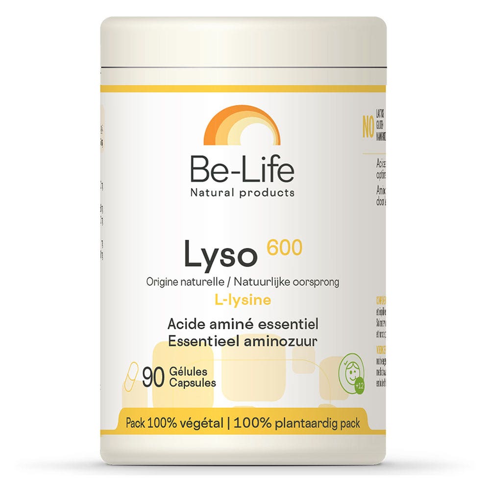 Be-Life LYSO 600 AMINO ACID 90 capsules - Easypara