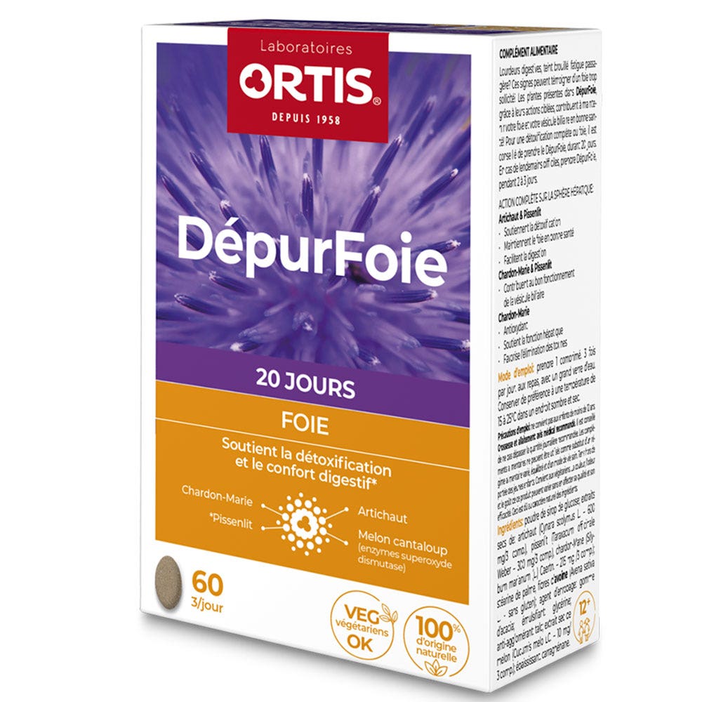 Ortis Liver cleansing 60 tablets - Easypara