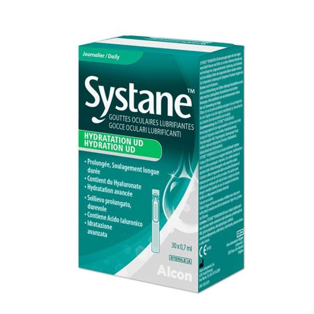Alcon Systane Lubricant Eye Drops Hydration 30 dosettes de 0.7ml - Easypara