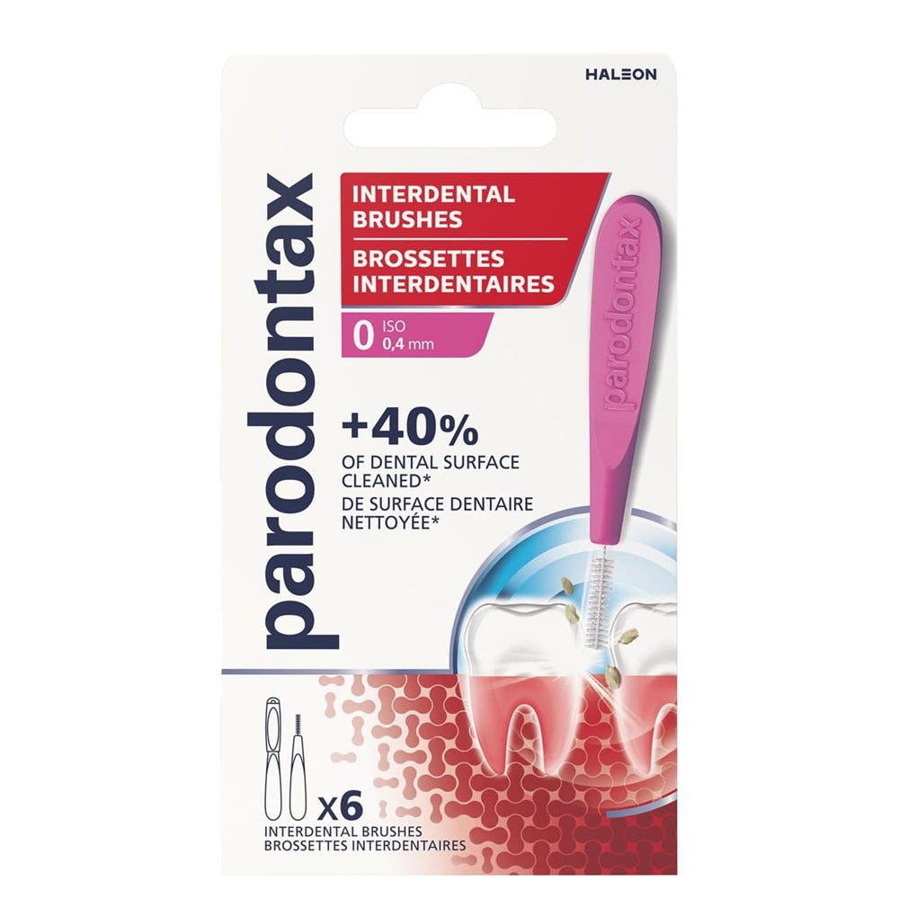 Parodontax Interdental brushes with hygienic cap x6 - Easypara