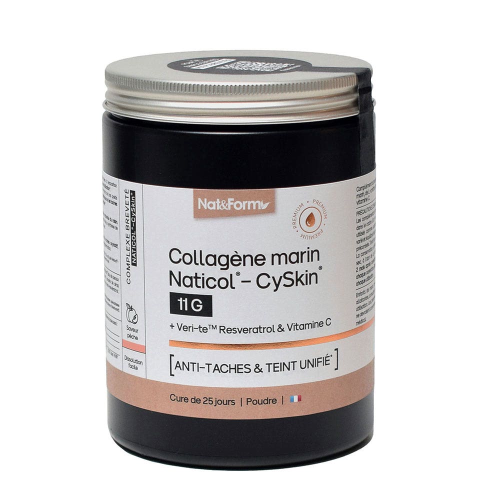 Nat&Form Collagen Marine Naticol CySkin 11g Anti-Spot and Unified ...