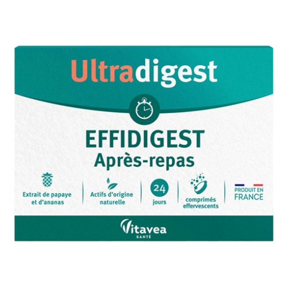 Vitavea Santé Effidigest After Meal 24 effervescent tablets - Easypara