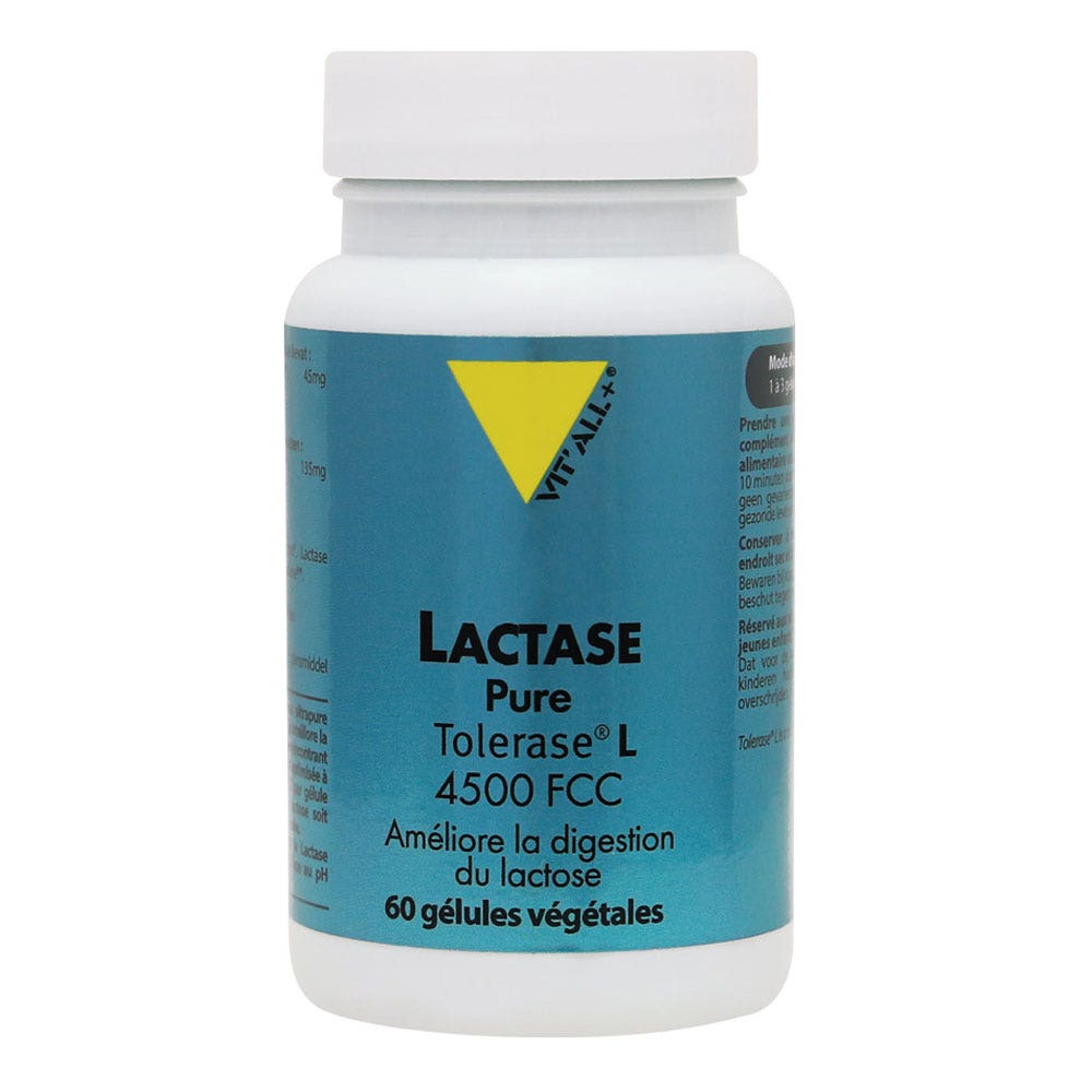 Vit'All+ Lactase Pure Tolerase® L 60 capsules - Easypara