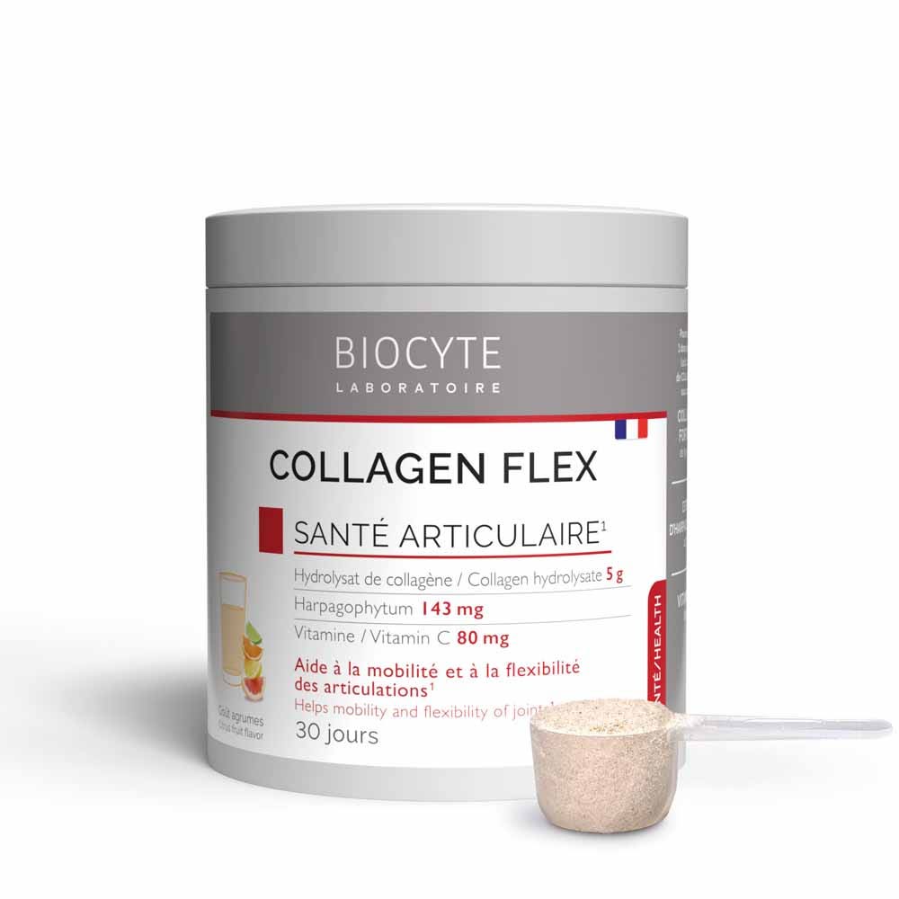 Biocyte Health Collagen Flex 30x8g Goût Agrumes 240g - Easypara
