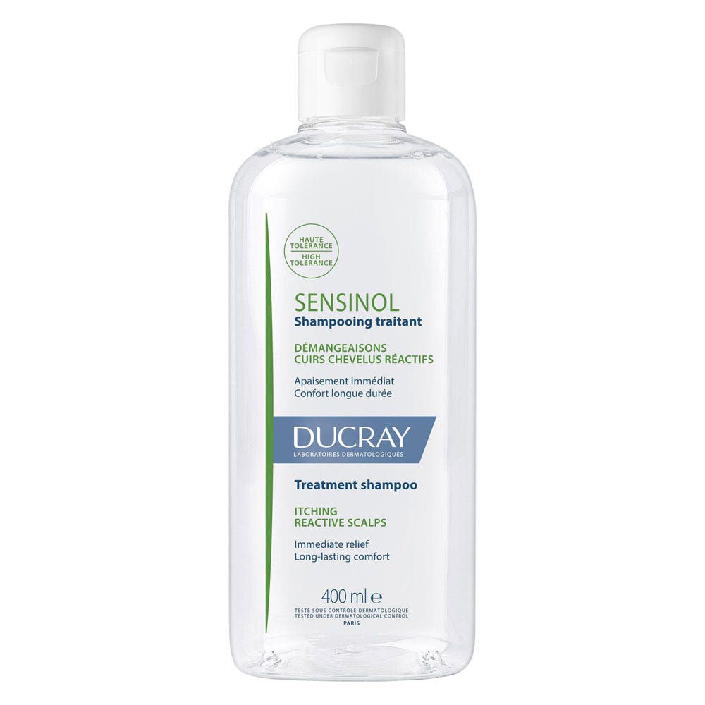 Ducray Sensinol Itch Treatment Shampoo for Reactive Scalps 400ml - Easypara