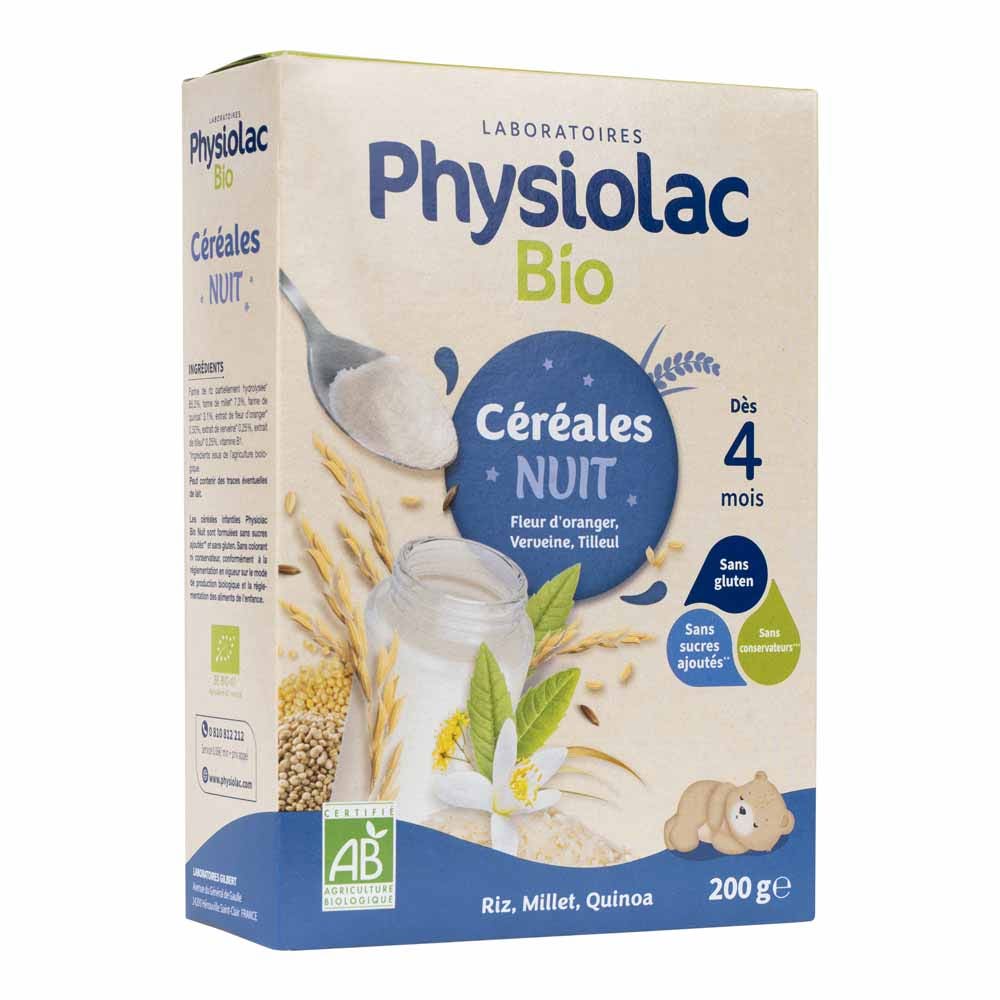 Physiolac Cereals Night From 4 Months 200g - Easypara