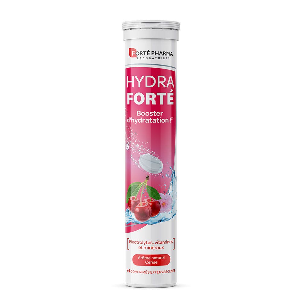 Forté Pharma Hydra Forté Hydration Booster Natural Cherry Flavour 24 ...