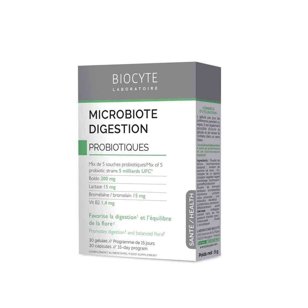 Biocyte Health Microbiota Digestion Probiotics 30 capsules - Easypara