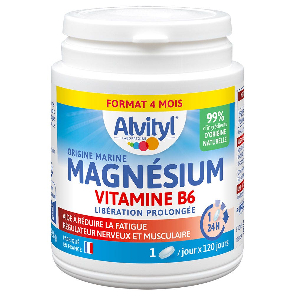 Alvityl Magnesium Vitamin B6 120 tablets - Easypara