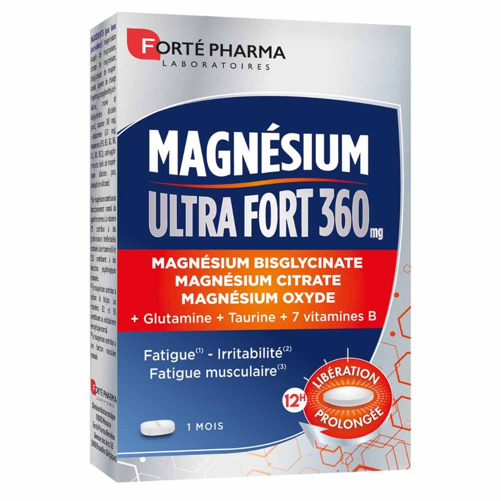 Forté Pharma Magnesium Ultra Strong 360 Stress and fatigue 30 tablets ...
