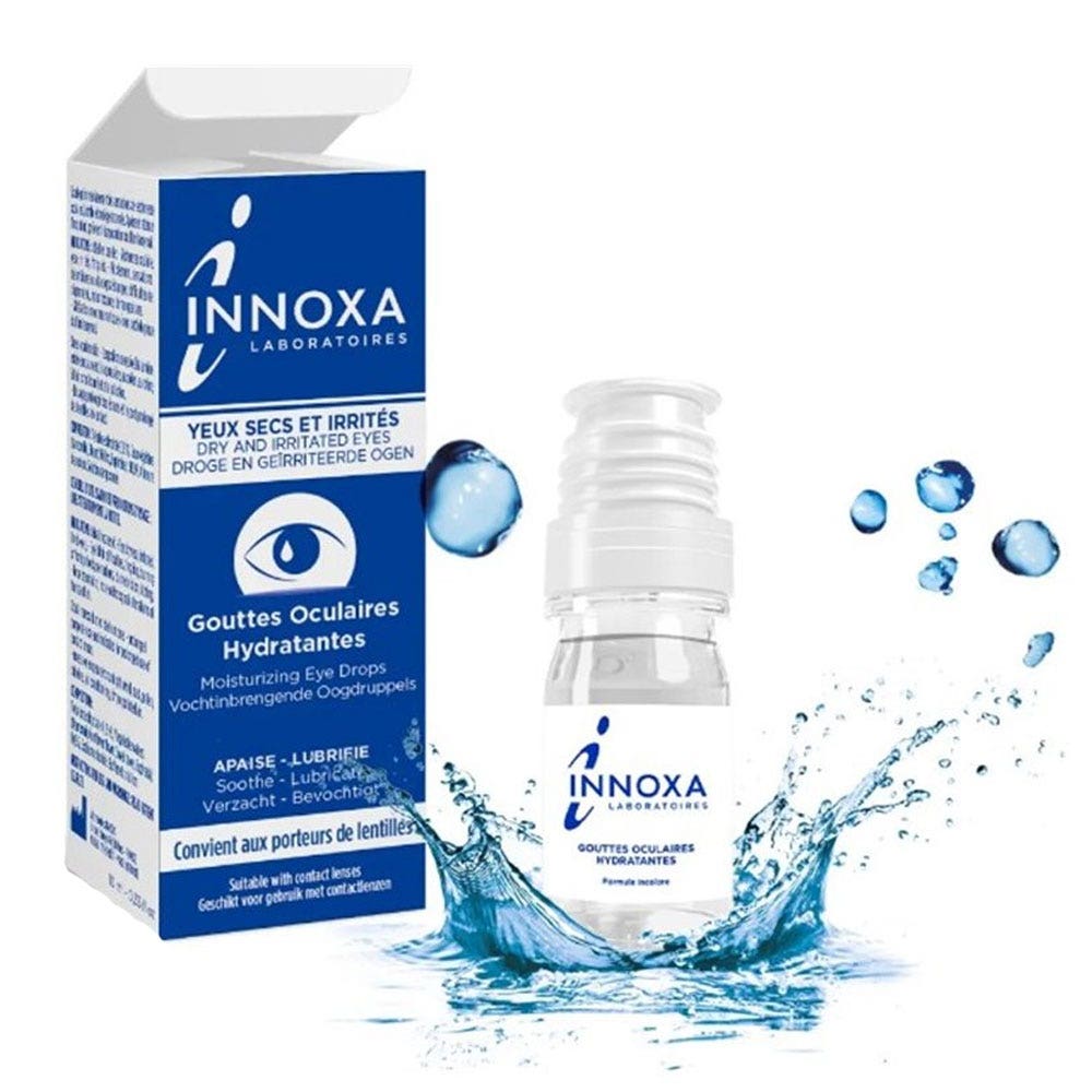 Innoxa Hydrating eye drops for dry, irritated eyes Colourless formula ...