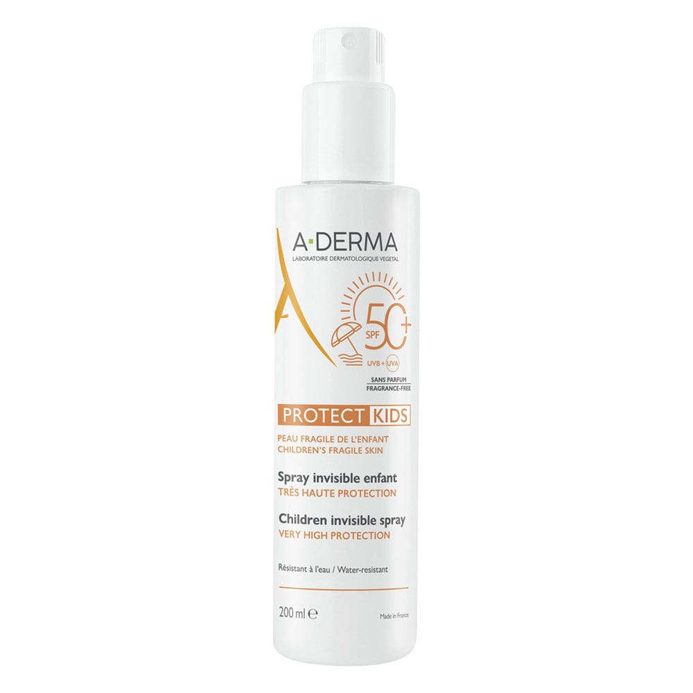 A-Derma Protect Spray Invisible Enfant très haute protection SPF50 ...