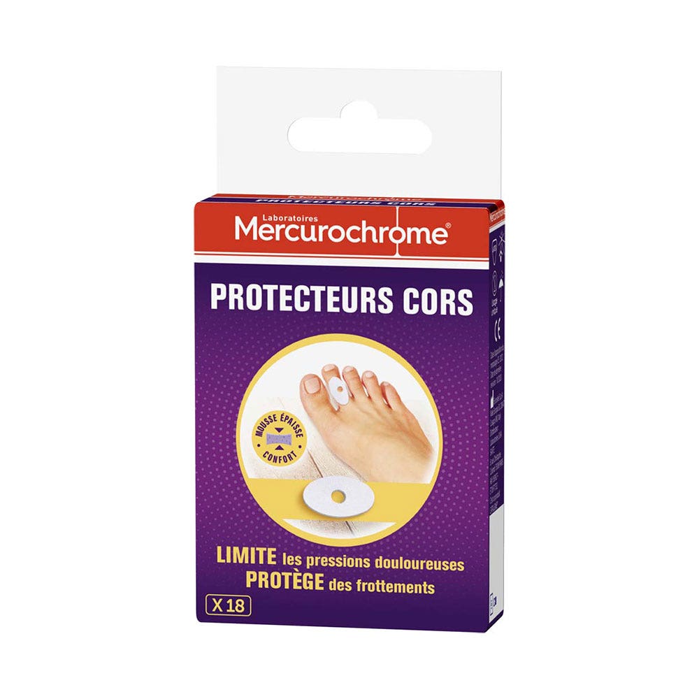 Mercurochrome Toe Corn Protector x18 - Easypara