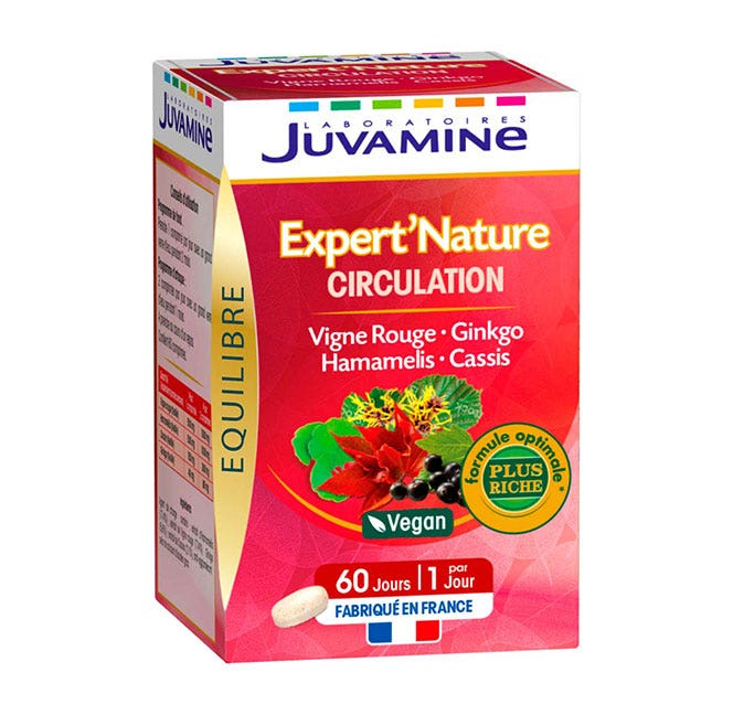 Juvamine Circulation Expert'Nature 60 tablets - Easypara