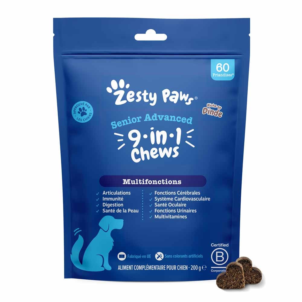 Zesty Paws Senior 9-In-1 Multifunction Dog 200g - Easypara