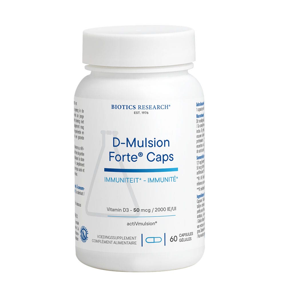 Biotics Research D-Mulsion Forte 60 capsules - Easypara